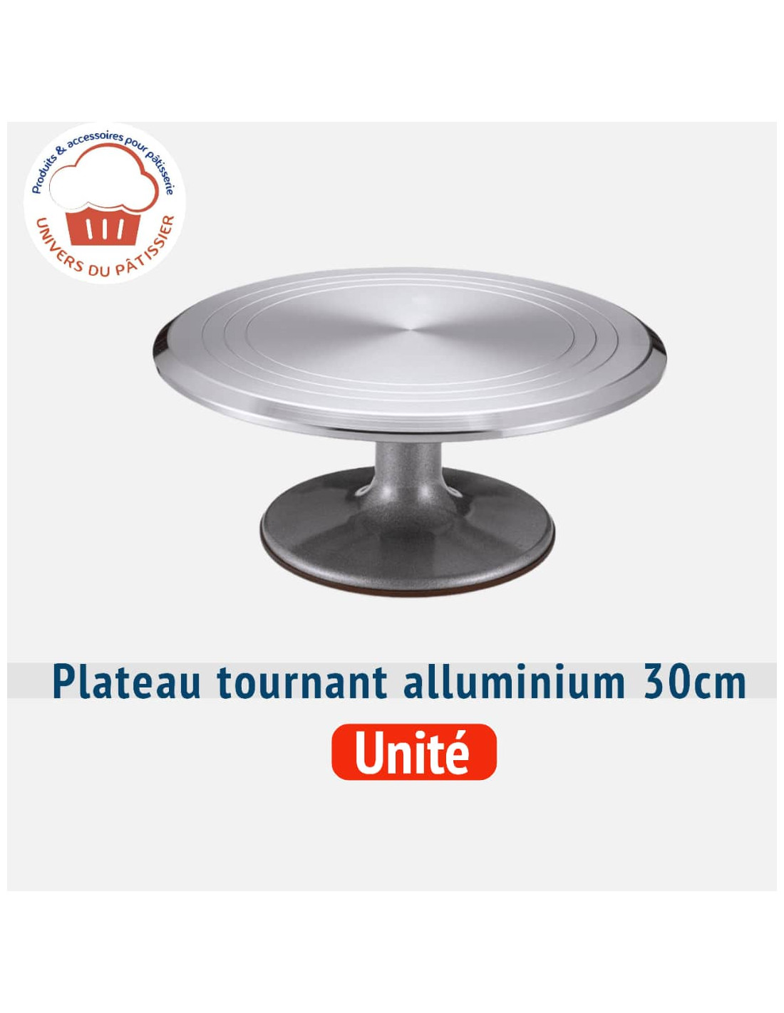 PLATEAU TOURNANT 30CM ALLUMINIUM
